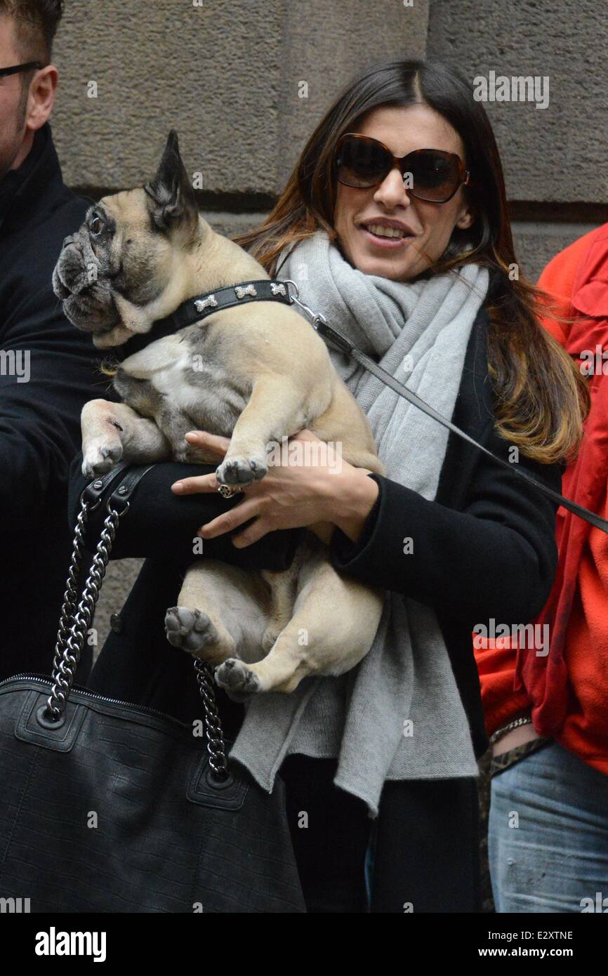 Elisabetta Canalis and new boyfriend Marcus Kowal seen shopping in ...
