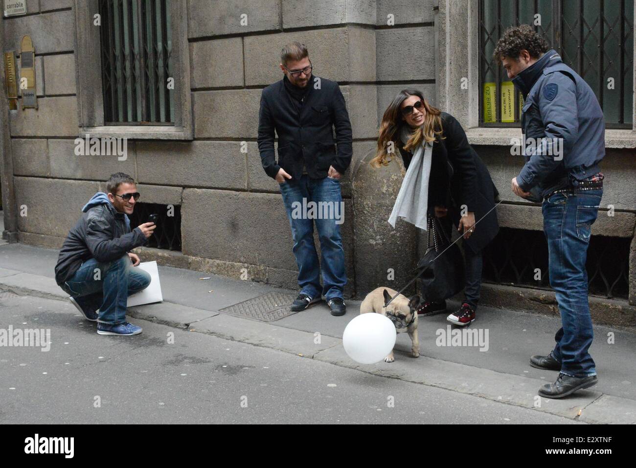 Elisabetta Canalis and new boyfriend Marcus Kowal seen shopping in ...