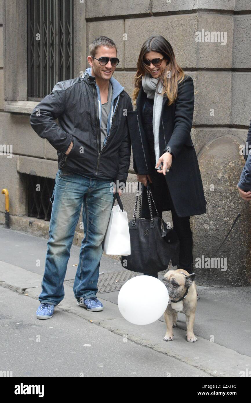 Elisabetta Canalis and new boyfriend Marcus Kowal seen shopping in ...