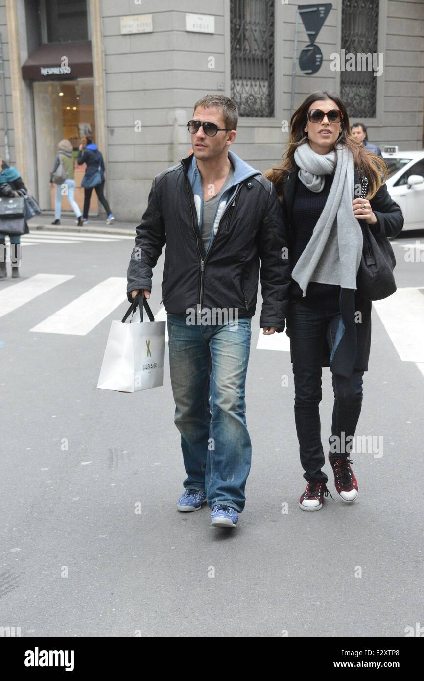 Elisabetta Canalis and new boyfriend Marcus Kowal seen shopping in ...