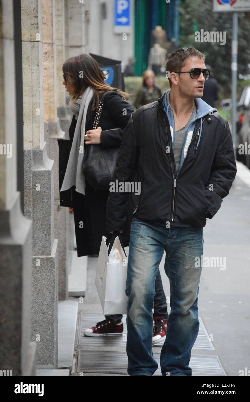 Elisabetta Canalis and new boyfriend Marcus Kowal seen shopping in ...