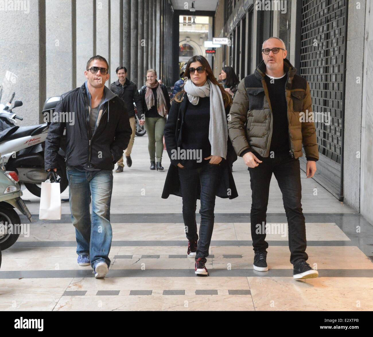 Elisabetta Canalis and new boyfriend Marcus Kowal seen shopping in ...