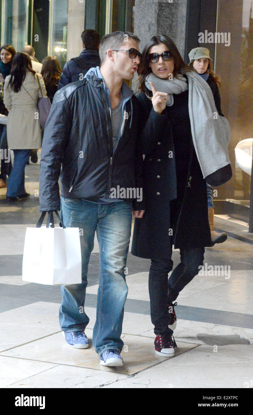 Elisabetta Canalis and new boyfriend Marcus Kowal seen shopping in ...
