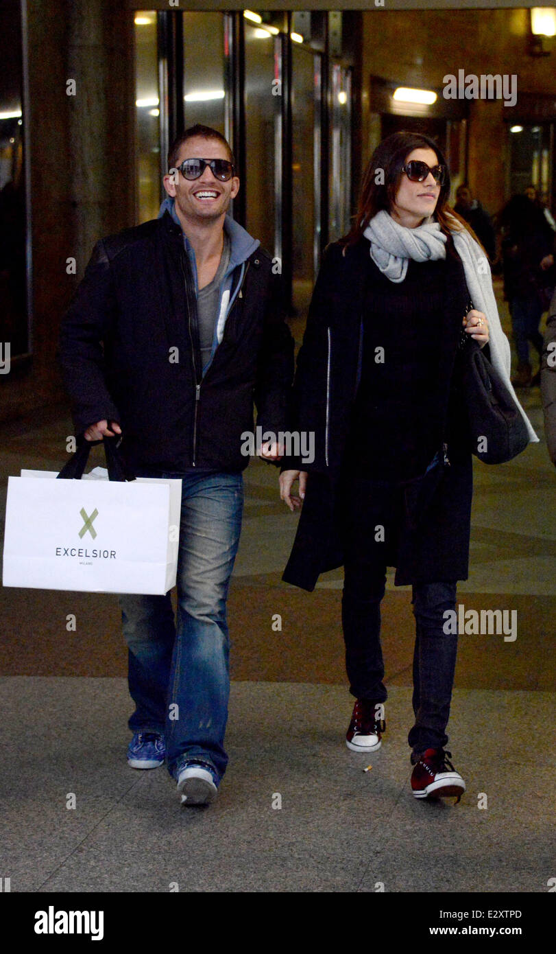 Elisabetta Canalis and new boyfriend Marcus Kowal seen shopping in ...