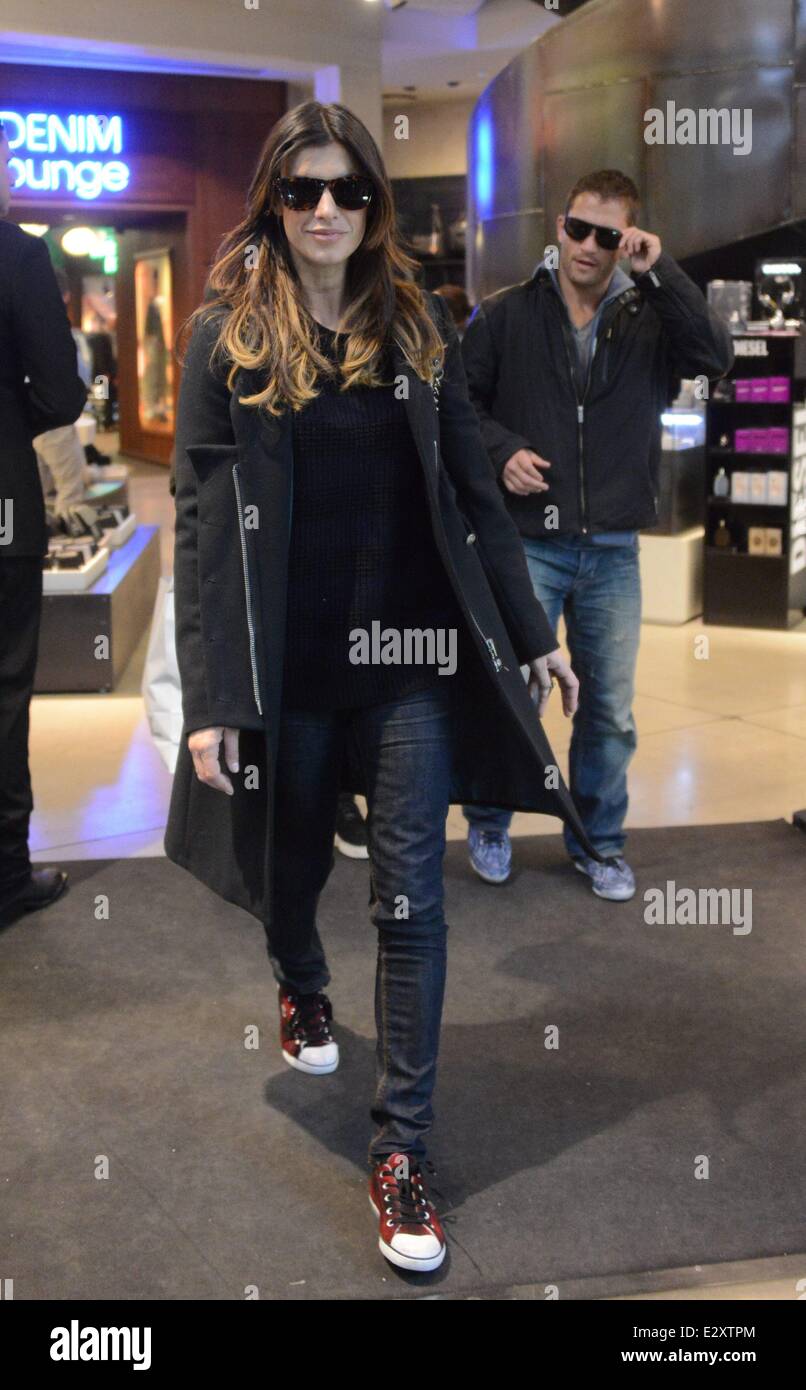 Elisabetta Canalis and new boyfriend Marcus Kowal seen shopping in ...
