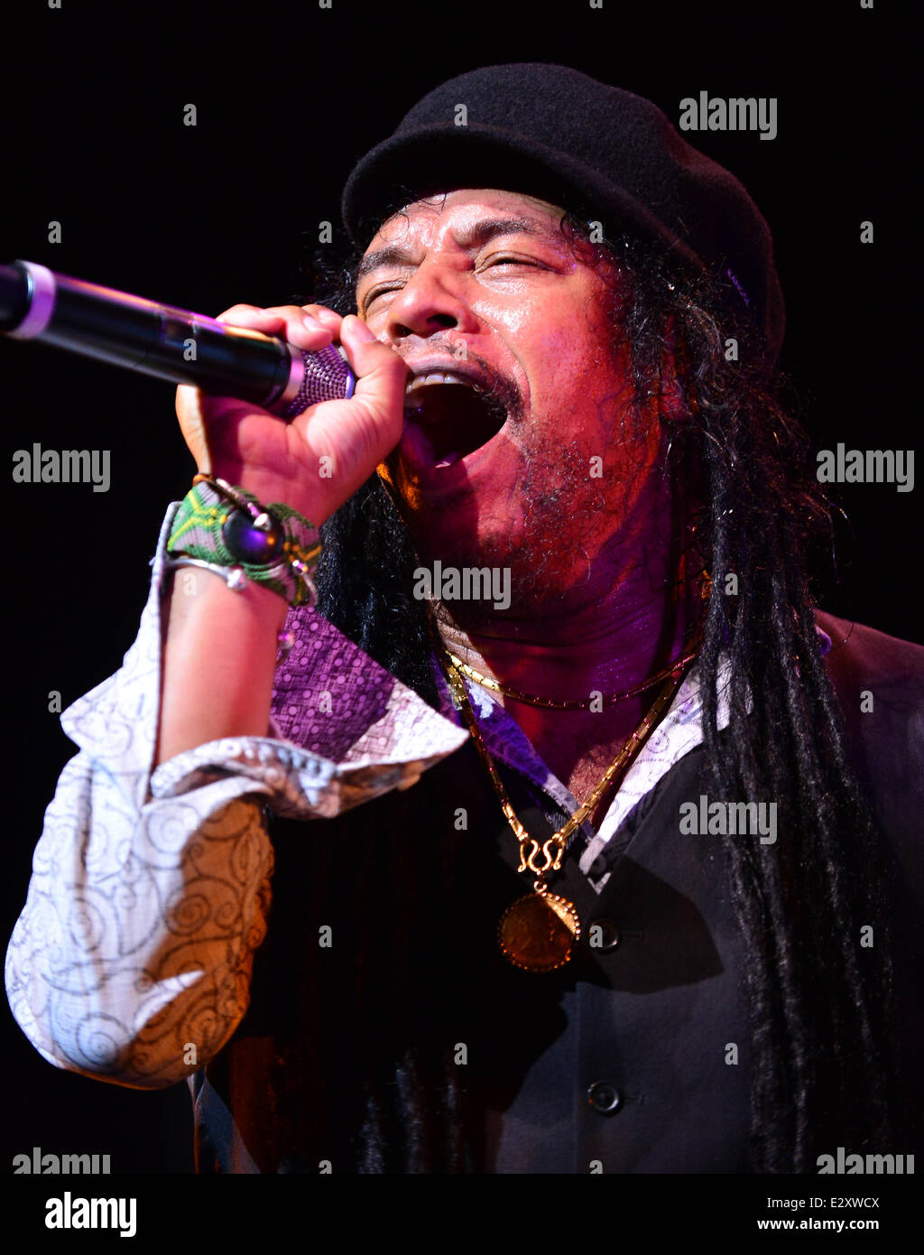 Reggae vocalist Maxi Priest performs live at Miramar Cultural Center ...