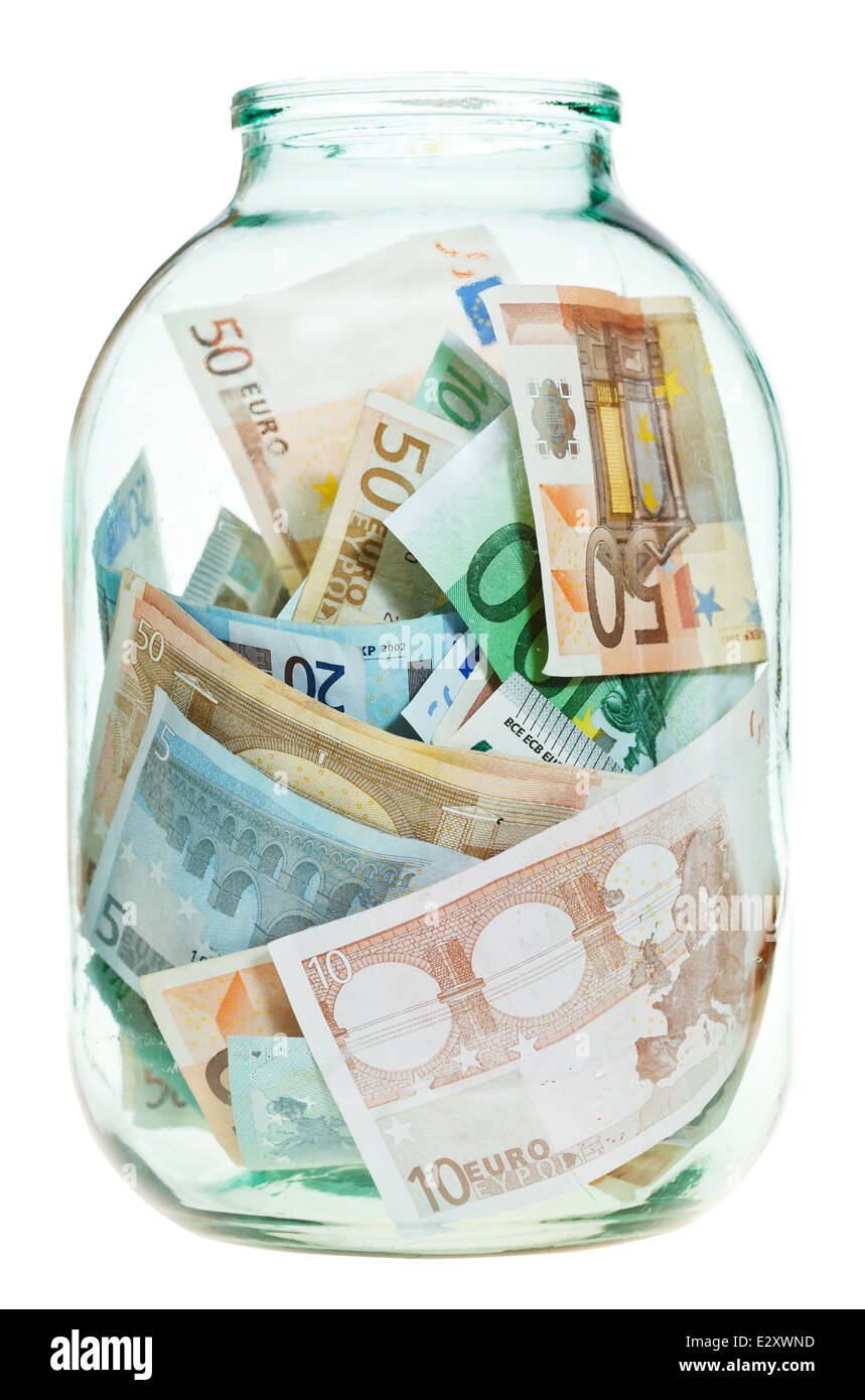 Money in glass hi-res stock photography and images - Alamy