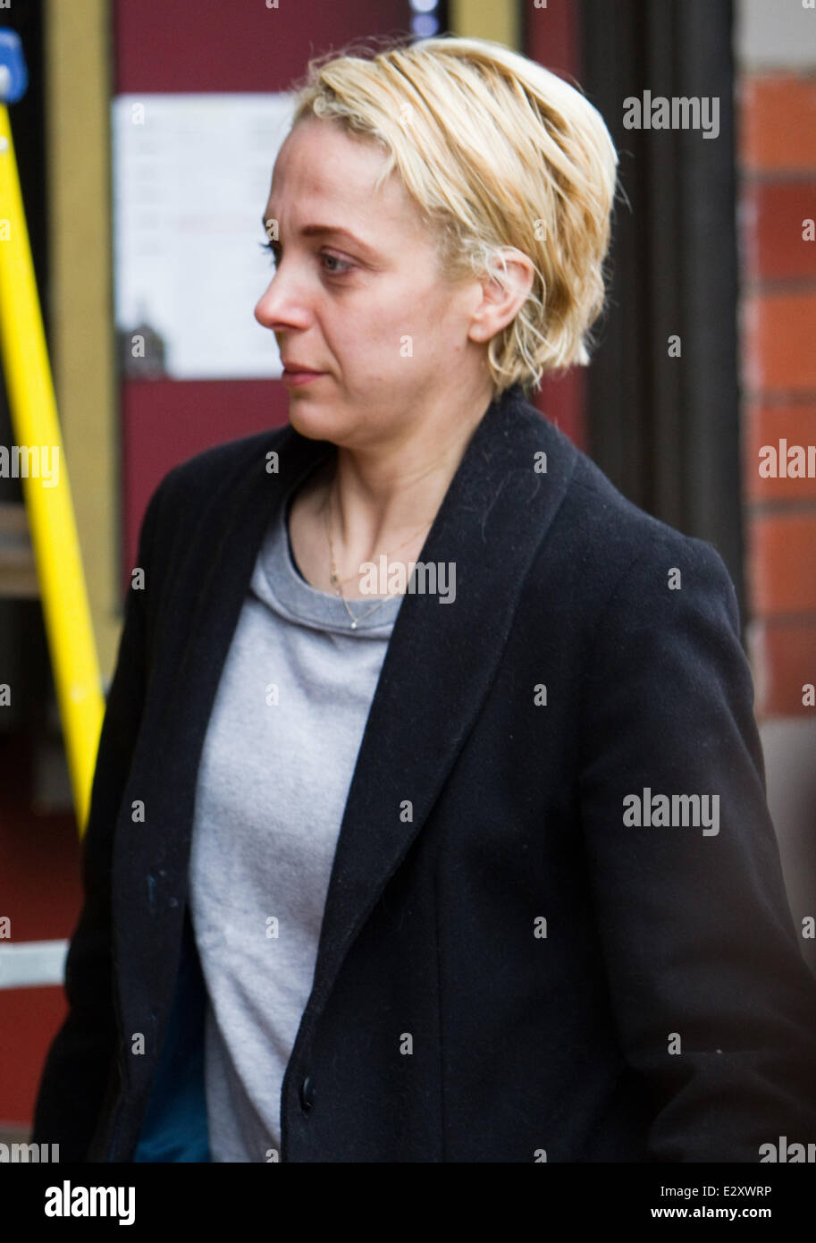 Amanda Abbington and Benedict Cumberbatch arrive on the film set of ...