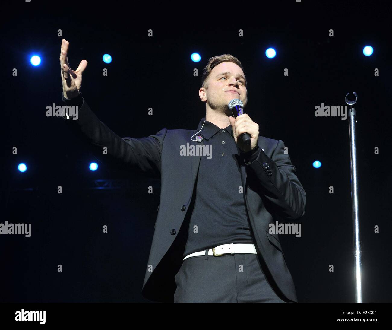 Olly Murs performs live at the O2 Arena for the first of his two sold out shows Featuring: Olly ...