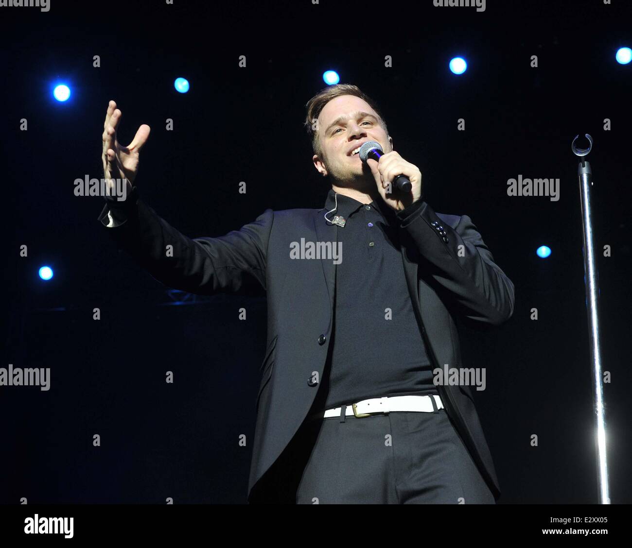 Olly Murs performs live at the O2 Arena for the first of his two sold ...
