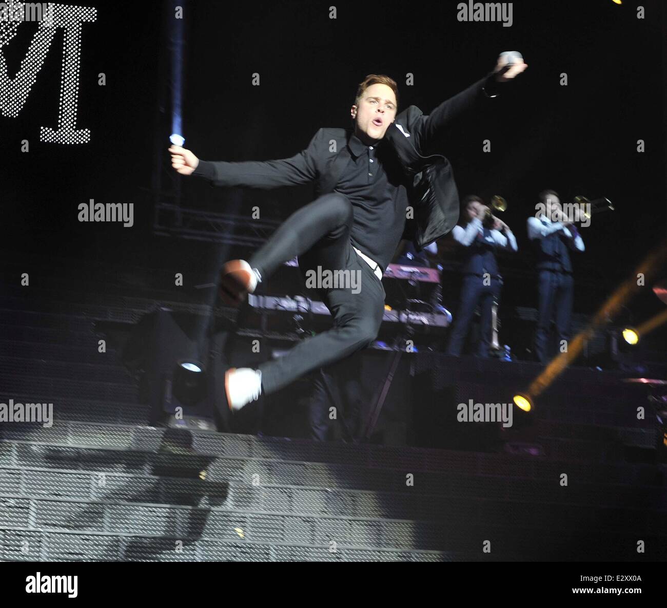 Olly Murs performs live at the O2 Arena for the first of his two sold ...