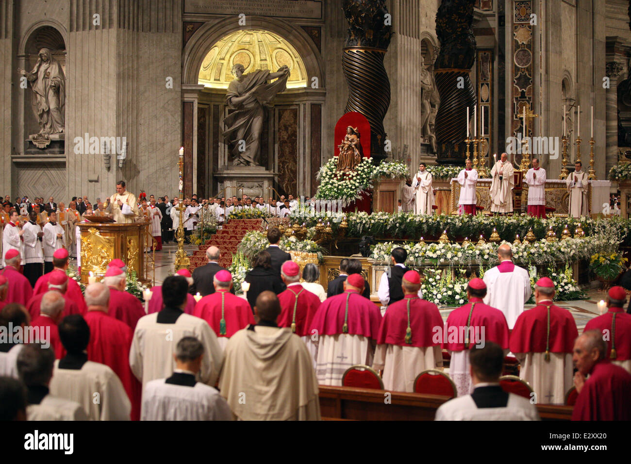 Pope Francis I celebrates the Easter vigil Featuring: Pope Francis I ...