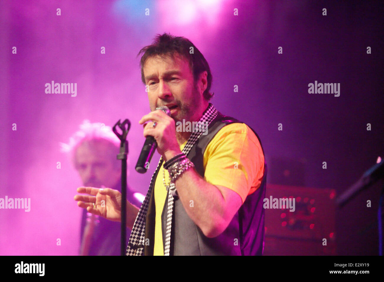 Paul Rogers with The Deborah Bonham Band performing at a charity gig ...