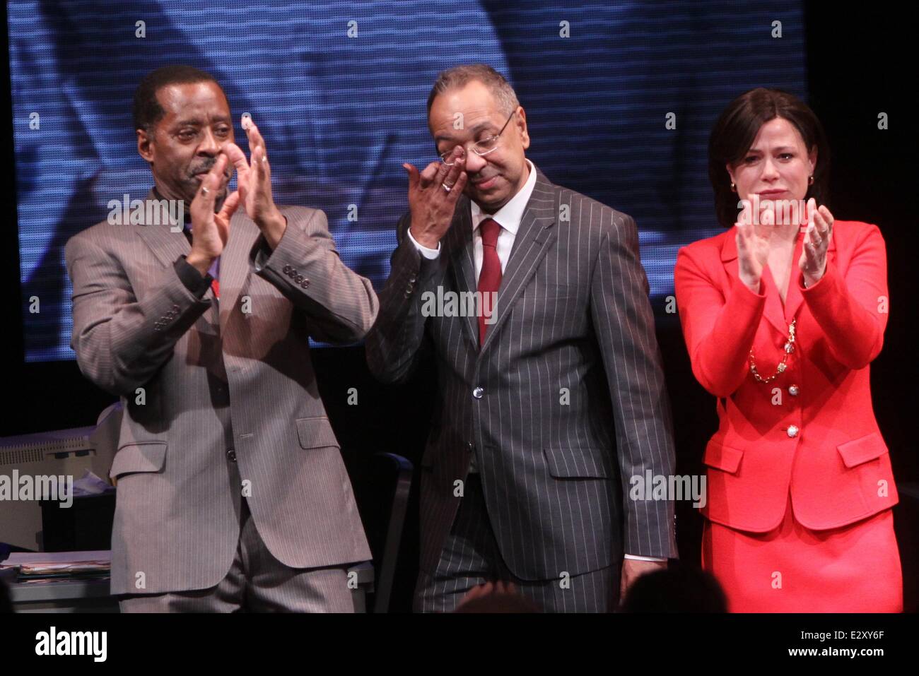 Opening Night of 'Lucky Guy' at the Broadhurst Theatre - Curtain Call ...