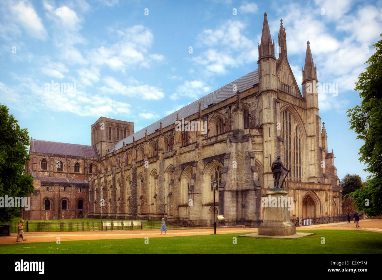 Winchester Cathedral, Winchester, Hampshire, England, United Kingdom ...