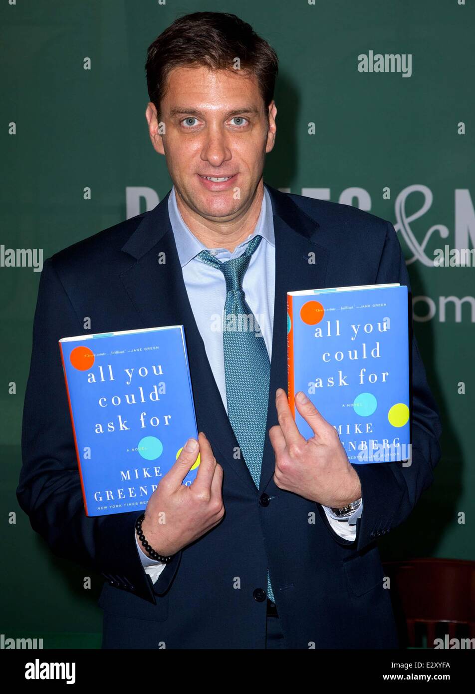 Mike Greenberg signs copies of his new book 'All You Could Ask For' at ...