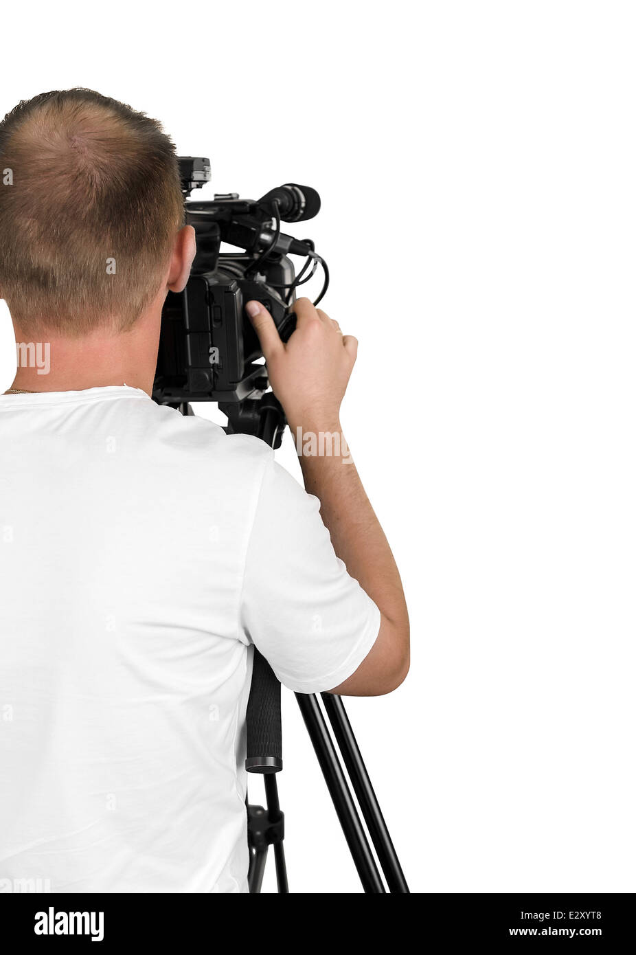 Video camera operator hi-res stock photography and images - Alamy
