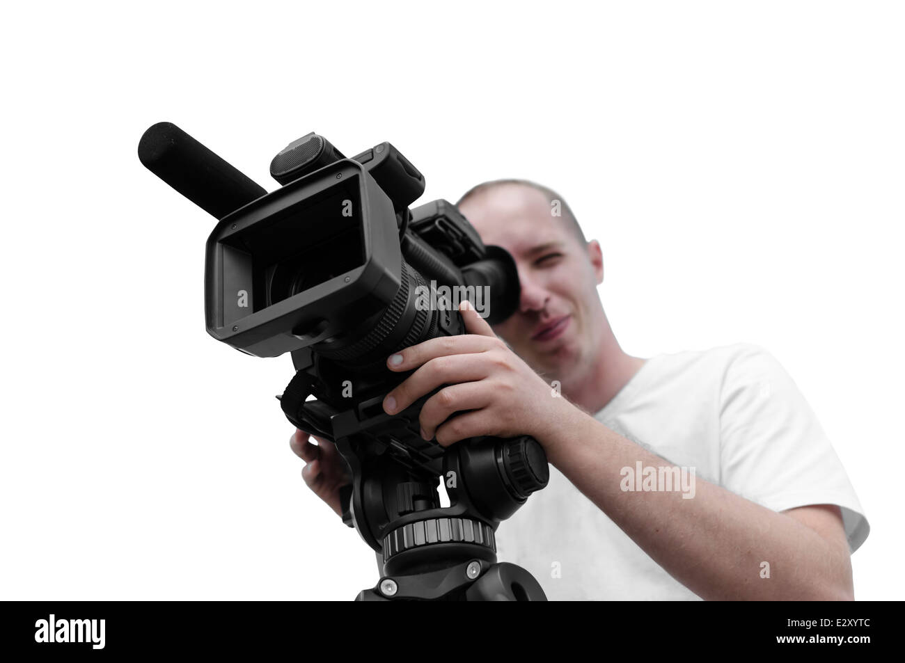 Video camera operator hi-res stock photography and images - Alamy