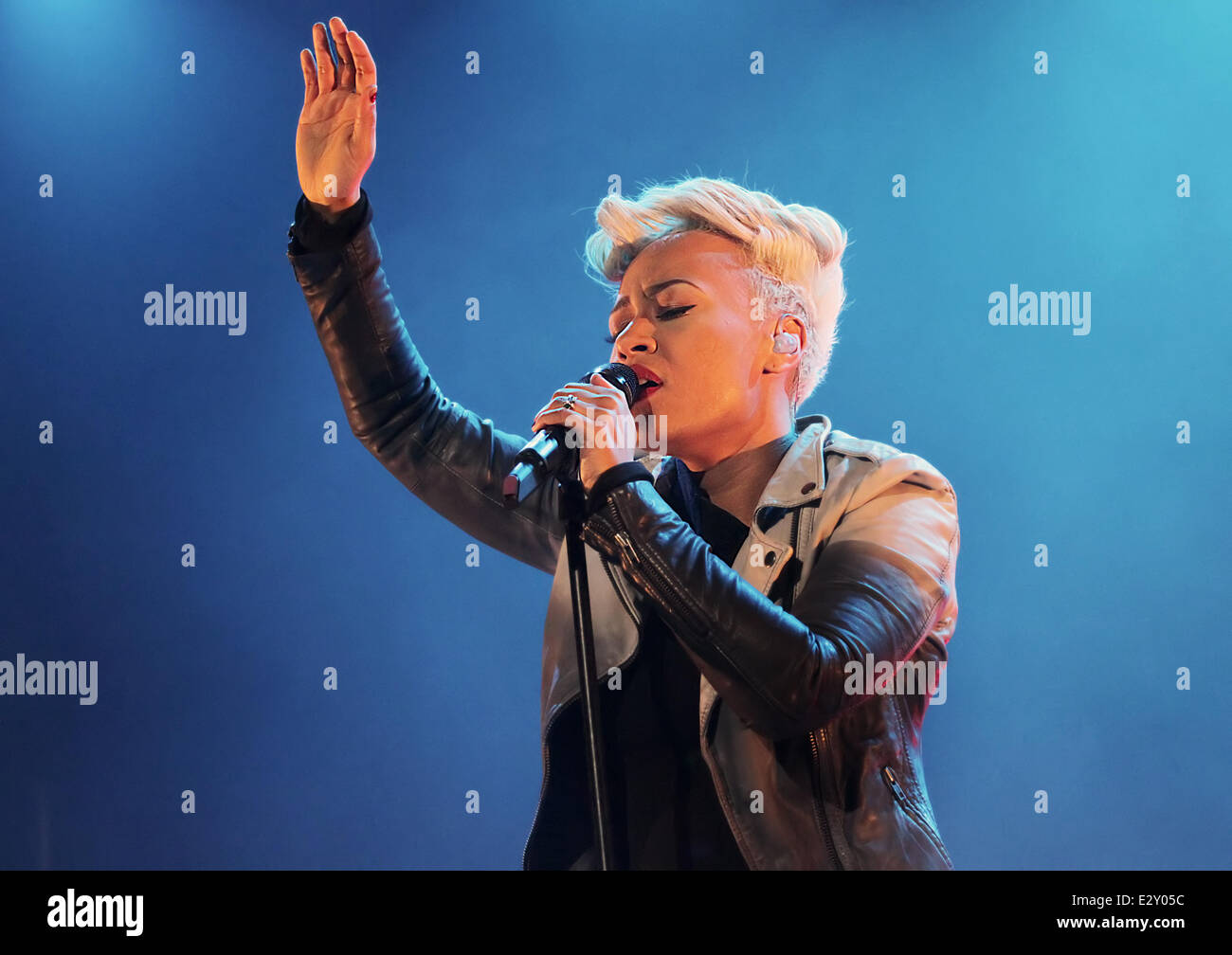 Emeli Sande performing at the Manchester's O2 Apollo Featuring: Emeli ...