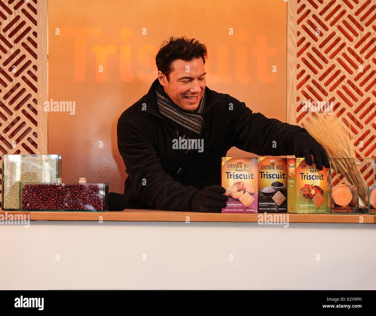 Rocco Dispirito attends the launch of Triscuit's new line of crackers ...