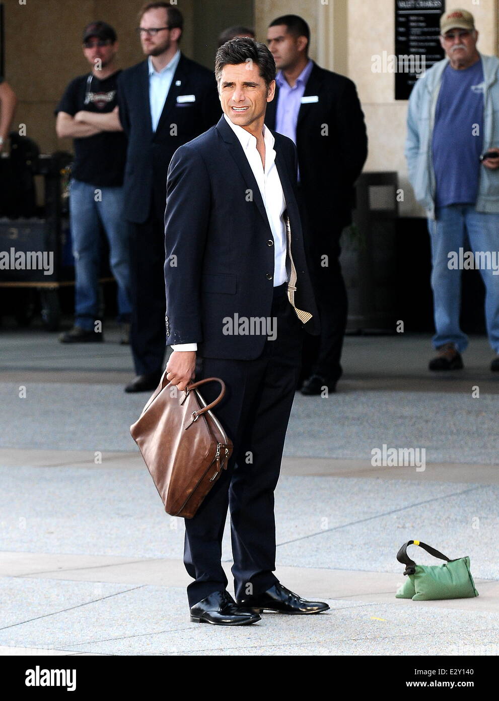 John Stamos seen taping the pilot of his new tv show 'I Am Victor' at ...