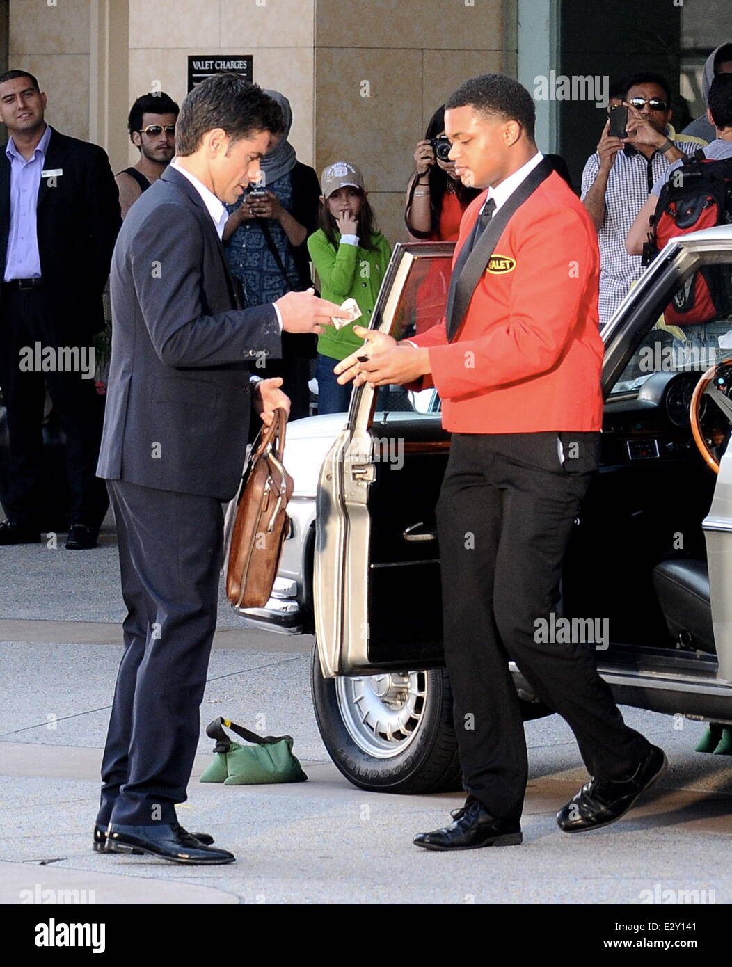 John Stamos seen taping the pilot of his new tv show 'I Am Victor' at ...