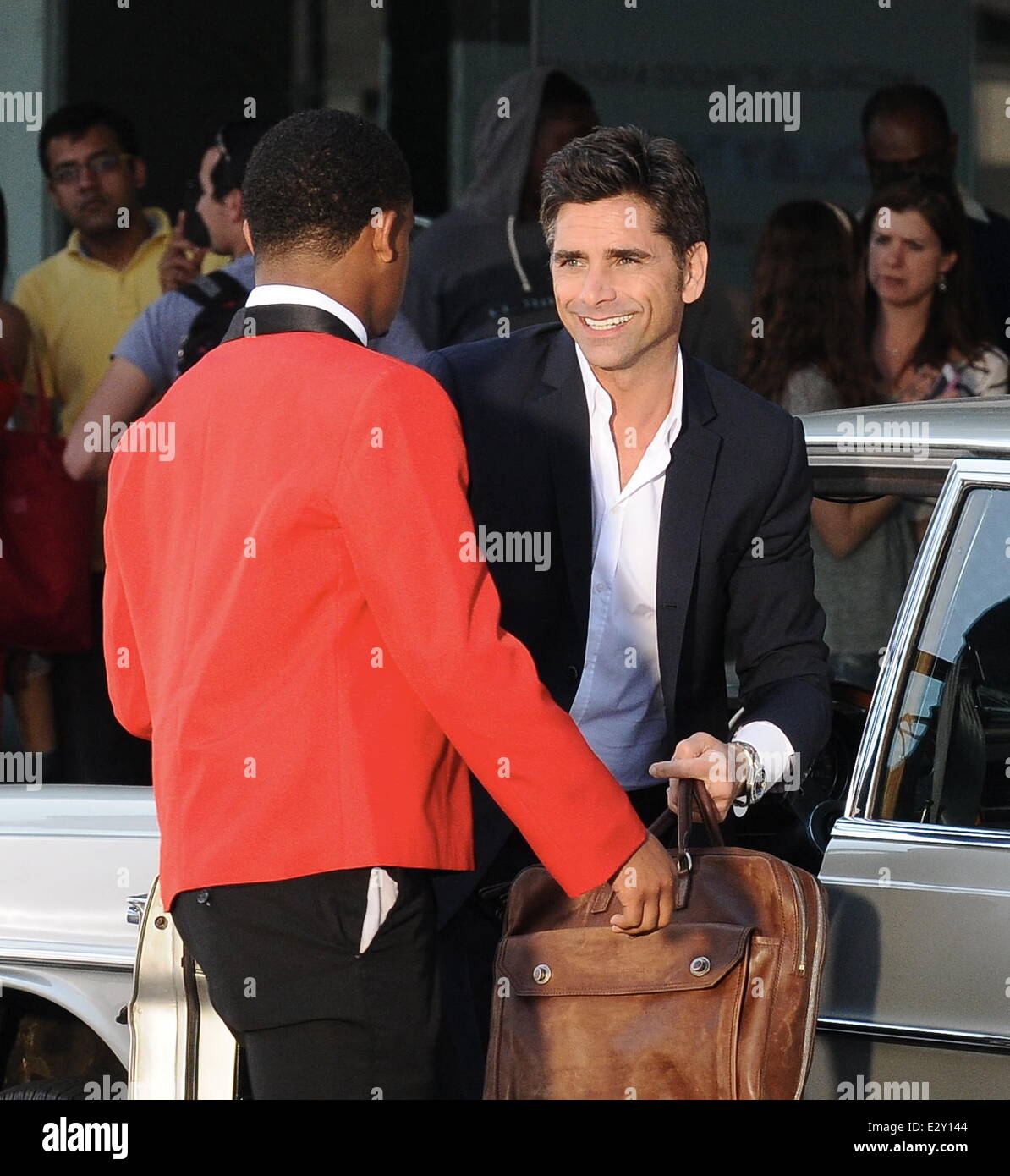 John Stamos seen taping the pilot of his new tv show 'I Am Victor' at ...