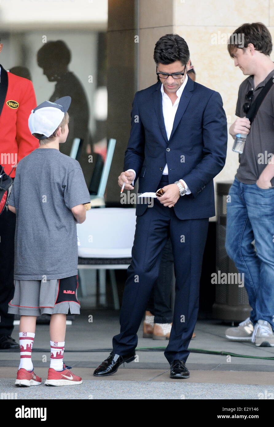 John Stamos seen taping the pilot of his new tv show 'I Am Victor' at ...