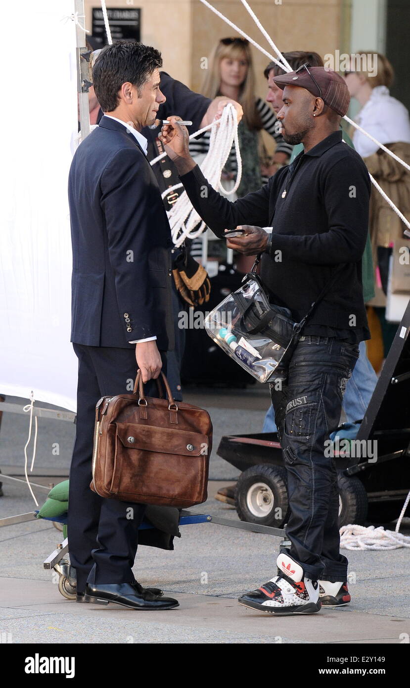 John Stamos seen taping the pilot of his new tv show 'I Am Victor' at ...