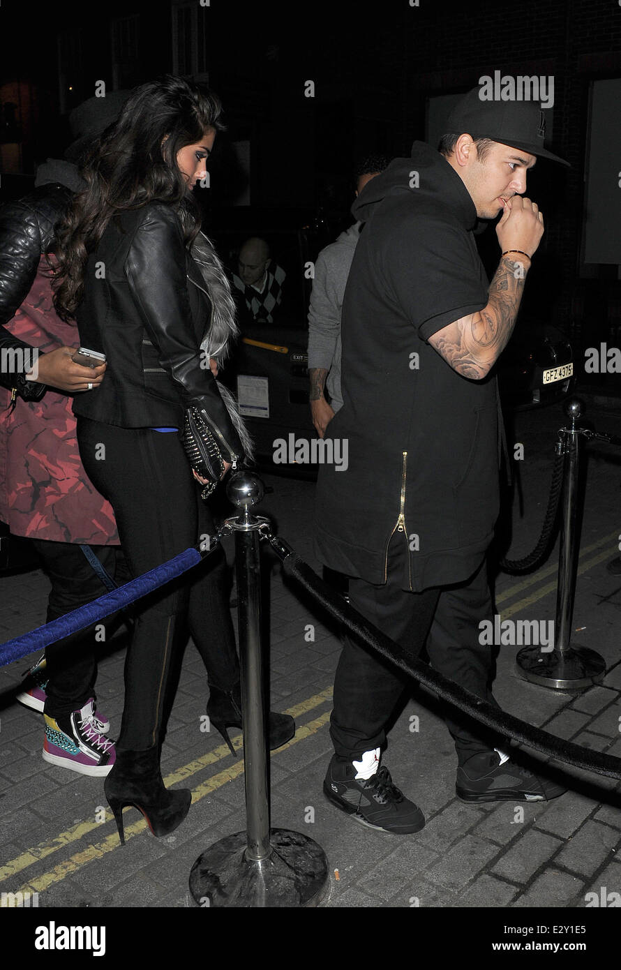 Rob Kardashian enjoys a night out with a female companion and some ...