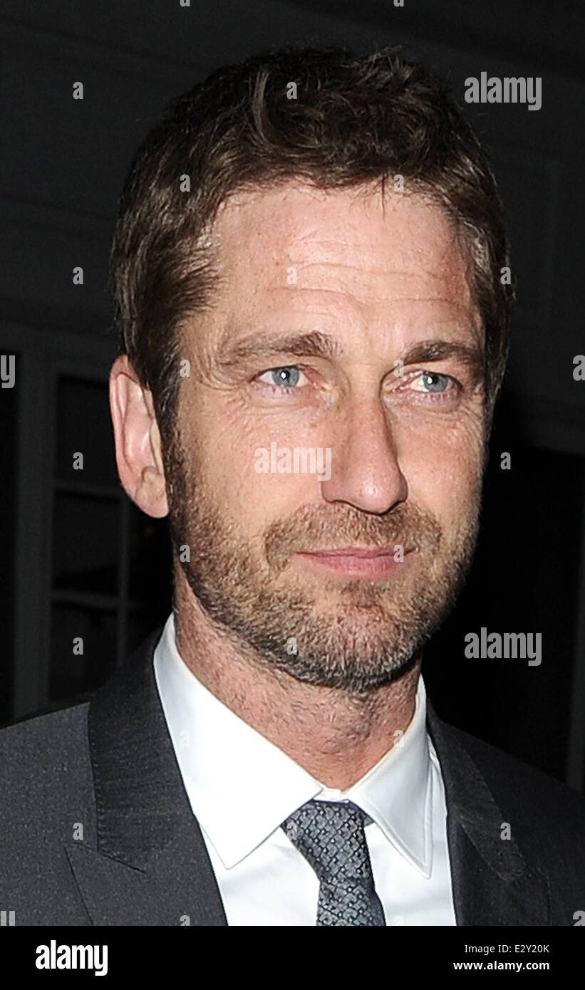 Gerard Butler leaving The Ivy restaurant Featuring: Gerard Butler Where ...