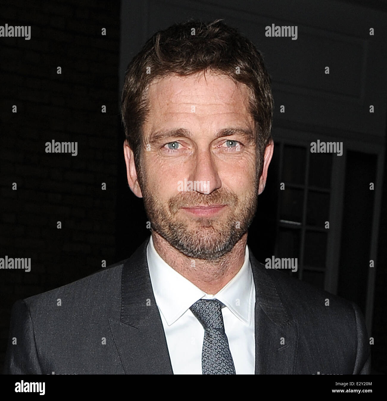 Gerard Butler leaving The Ivy restaurant Featuring: Gerard Butler Where ...