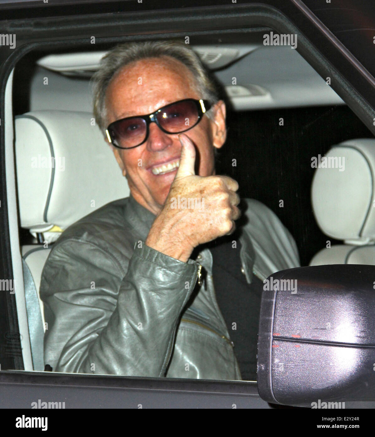 Jane and Peter Fonda leaving Craig's restaurant Featuring: Peter Fonda ...