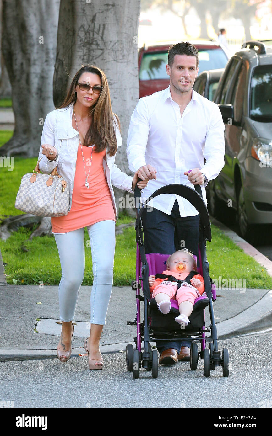 Michelle Heaton, Hugh Hanley and their daughter Faith Michelle Hanley ...