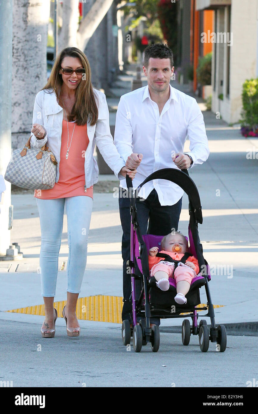 Michelle Heaton, Hugh Hanley and their daughter Faith Michelle Hanley ...