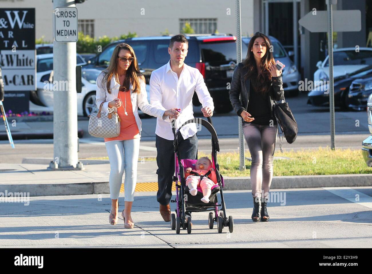 Michelle Heaton, Hugh Hanley and their daughter Faith Michelle Hanley ...