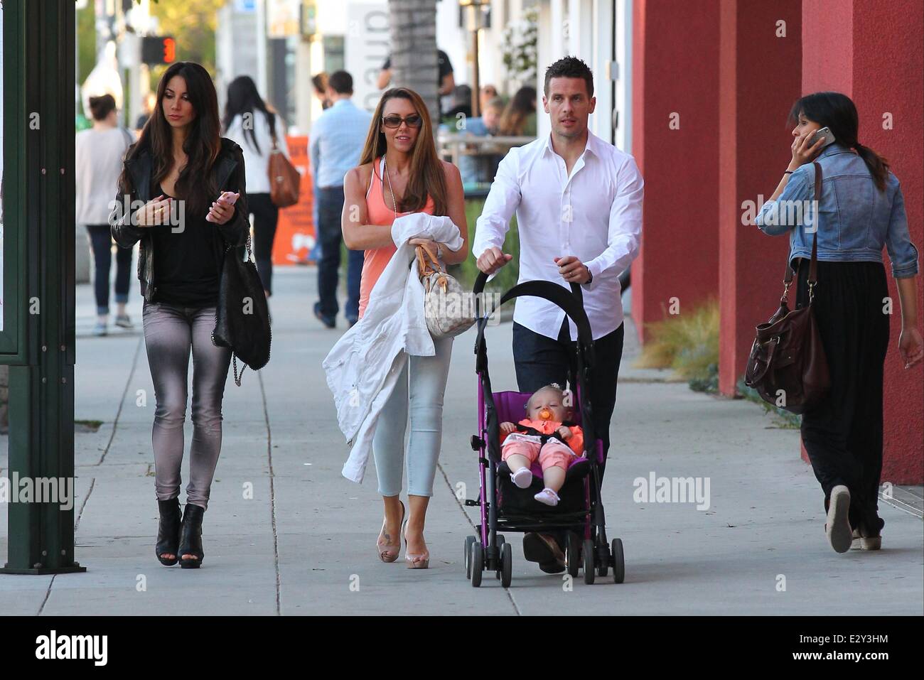 Michelle Heaton, Hugh Hanley and their daughter Faith Michelle Hanley ...