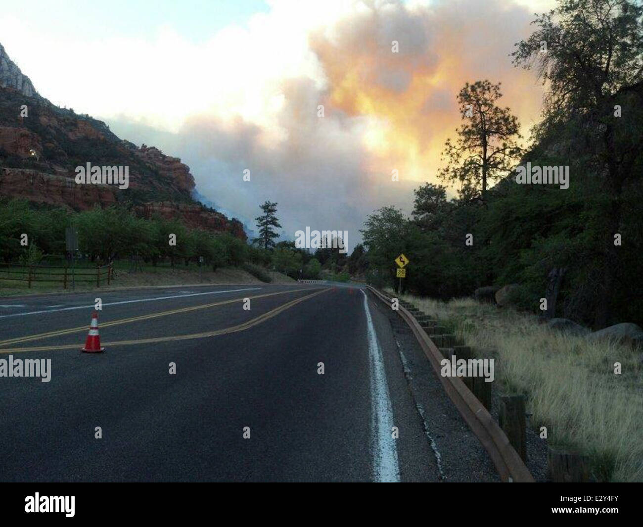 The Slide Fire, which occurred in Oak Creek Canyon, Sedona, was a major ...
