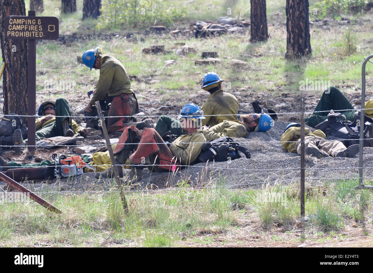 The Slide Fire in Oak Creek Canyon was actively fought by the Carson ...