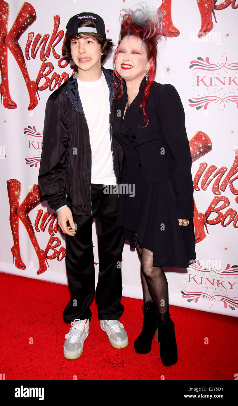 Celebrities attend the Broadway premiere of 'Kinky Boots' at the ...