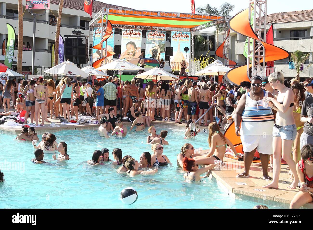 Club Skirts Dinah Shore Weekend - Day 2 - Pool Party Featuring: Atmosphere Where: Palm Springs ...