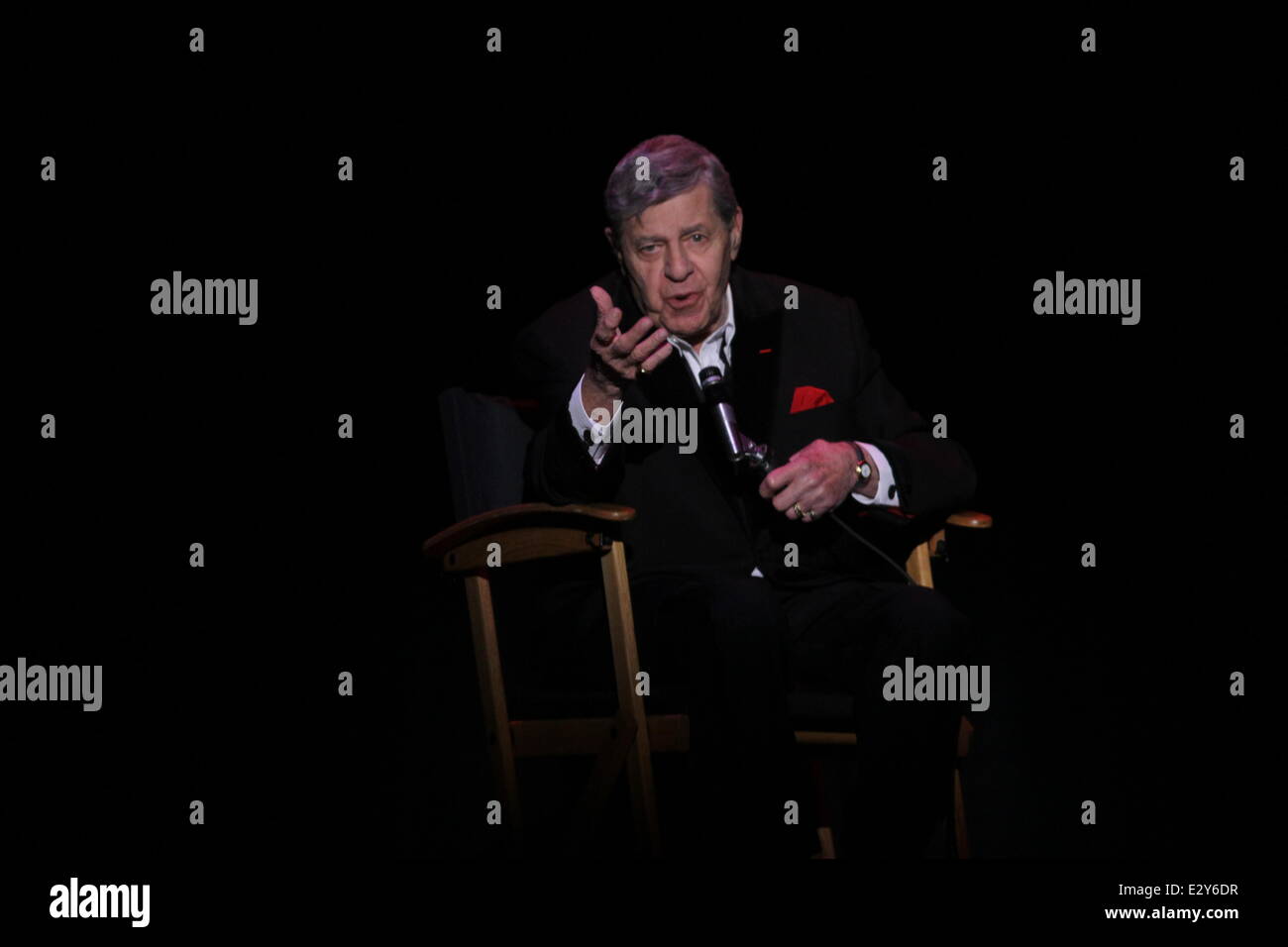 Legendary comedian Jerry Lewis holds a Q&A session at The Bergen ...
