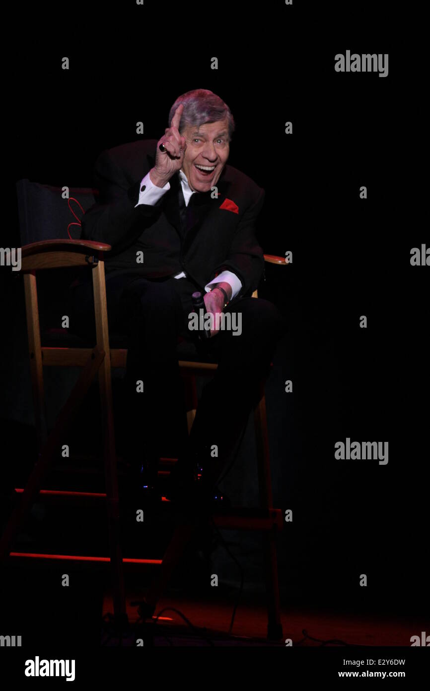 Legendary comedian Jerry Lewis holds a Q&A session at The Bergen ...