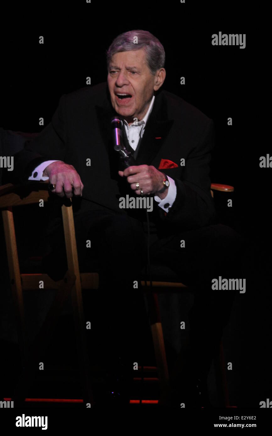 Legendary comedian Jerry Lewis holds a Q&A session at The Bergen ...