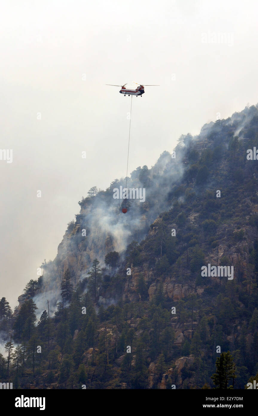 The Slide Fire in Oak Creek Canyon was a significant wildfire ...