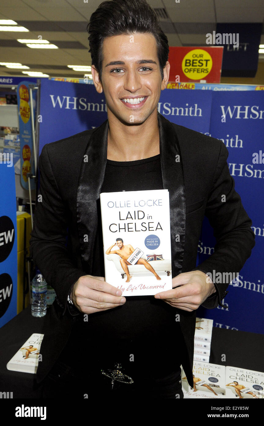 Made in Chelsea star Ollie Locke signs copies of his new book 'Laid in ...