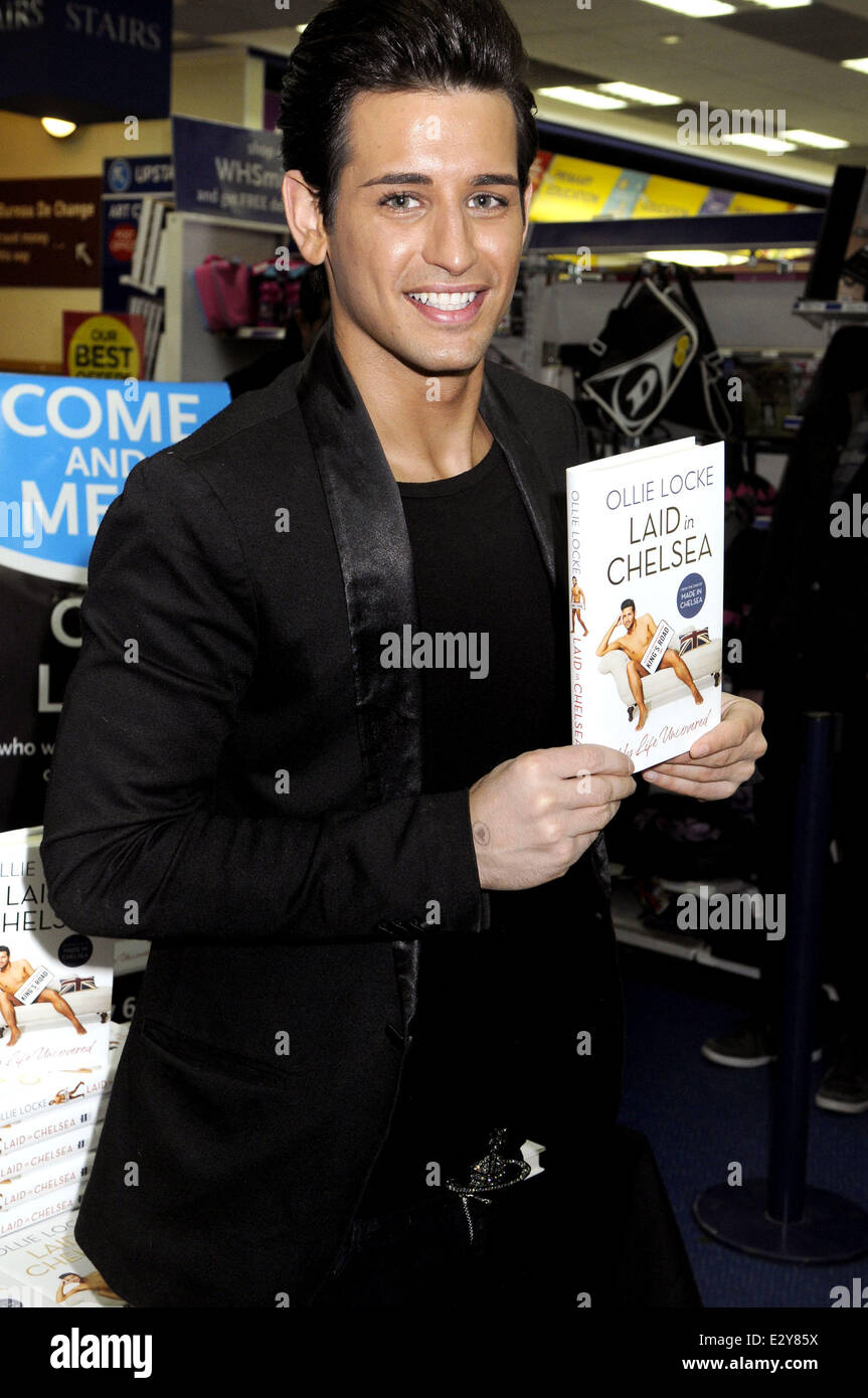 Made in Chelsea star Ollie Locke signs copies of his new book 'Laid in ...