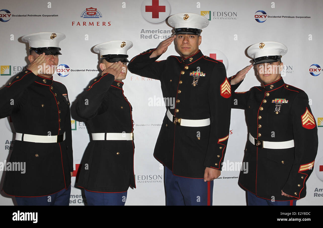 Members of the Armed Forces and the cast of 'NCIS' honoured at the ...