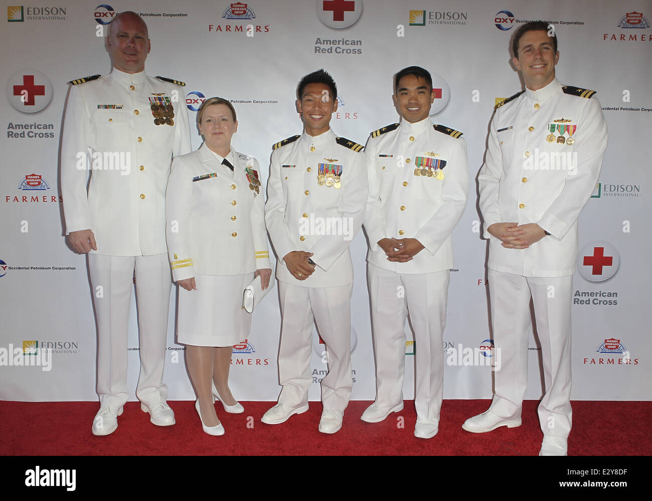 Members of the Armed Forces and the cast of 'NCIS' honoured at the ...