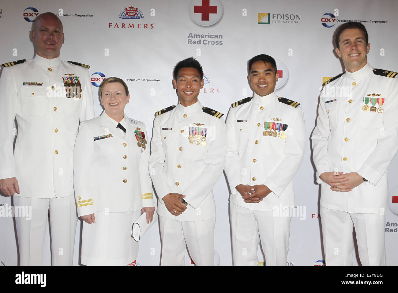 Members of the Armed Forces and the cast of 'NCIS' honoured at the ...